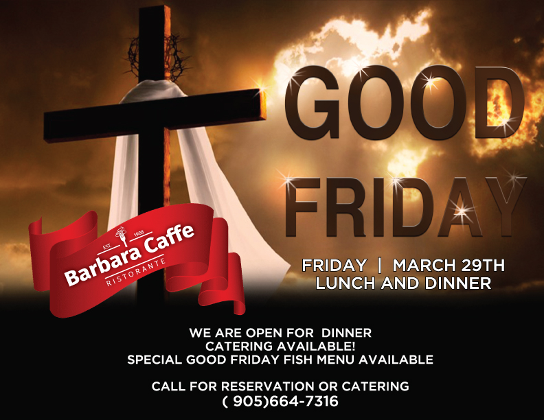 Barbara Caffe Ristorante – Fine Italian Food – EST. 1988